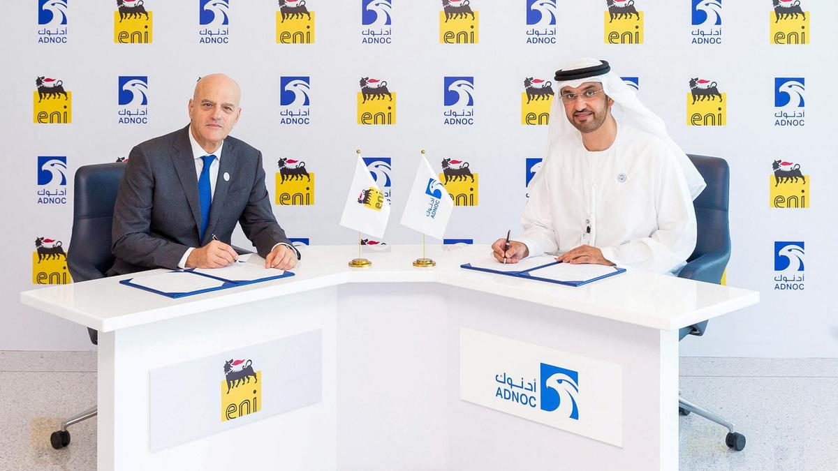 Adnoc awards Eni 25% stake in multi-billion dollar gas concession ...